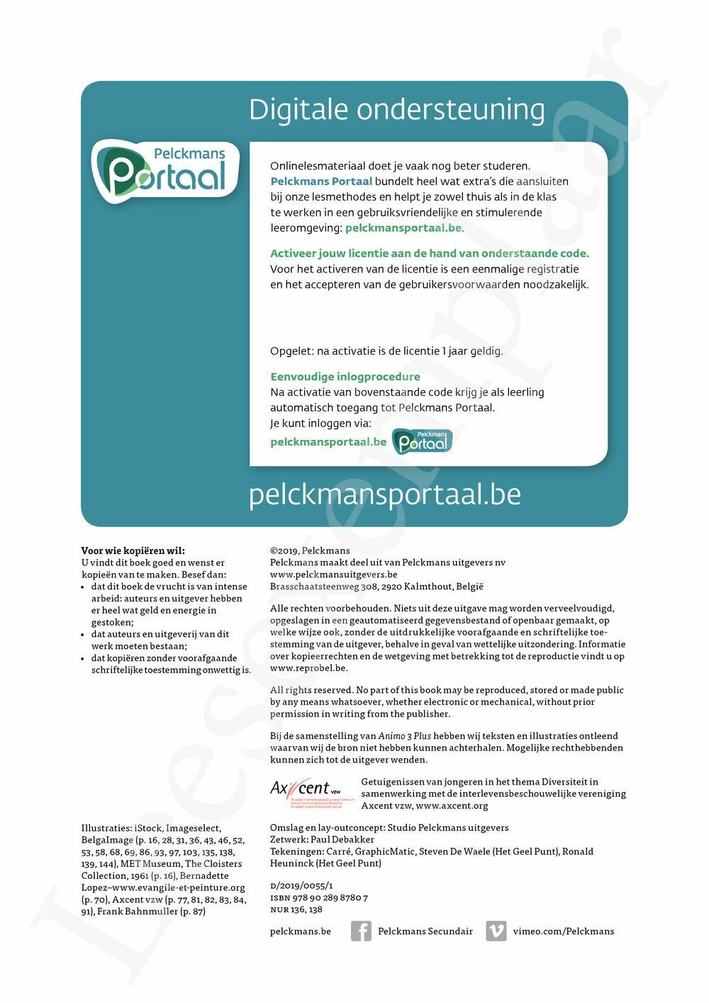 Animo 3 Plus Leerwerkboek (incl. Pelckmans Portaal) – Godsdienst ...