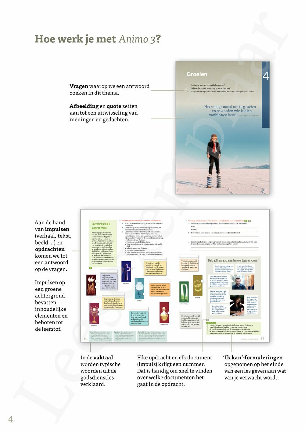 Animo 3 Leerwerkboek (incl. Pelckmans Portaal) – Godsdienst | Pelckmans