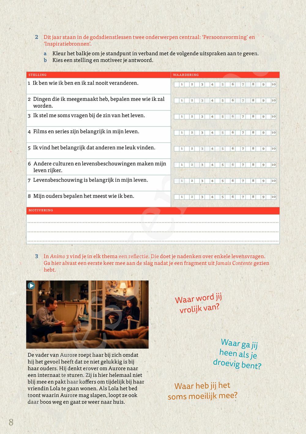 Animo 3 Leerwerkboek (incl. Pelckmans Portaal) – Godsdienst | Pelckmans