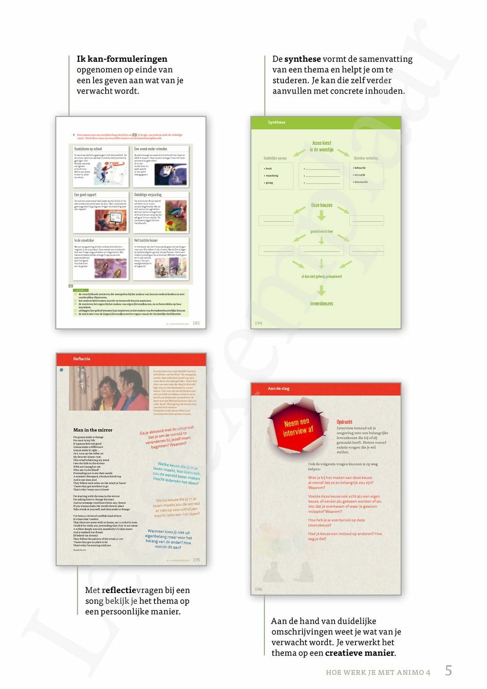 Animo 4 Leerwerkboek (incl. Pelckmans Portaal) – Godsdienst | Pelckmans