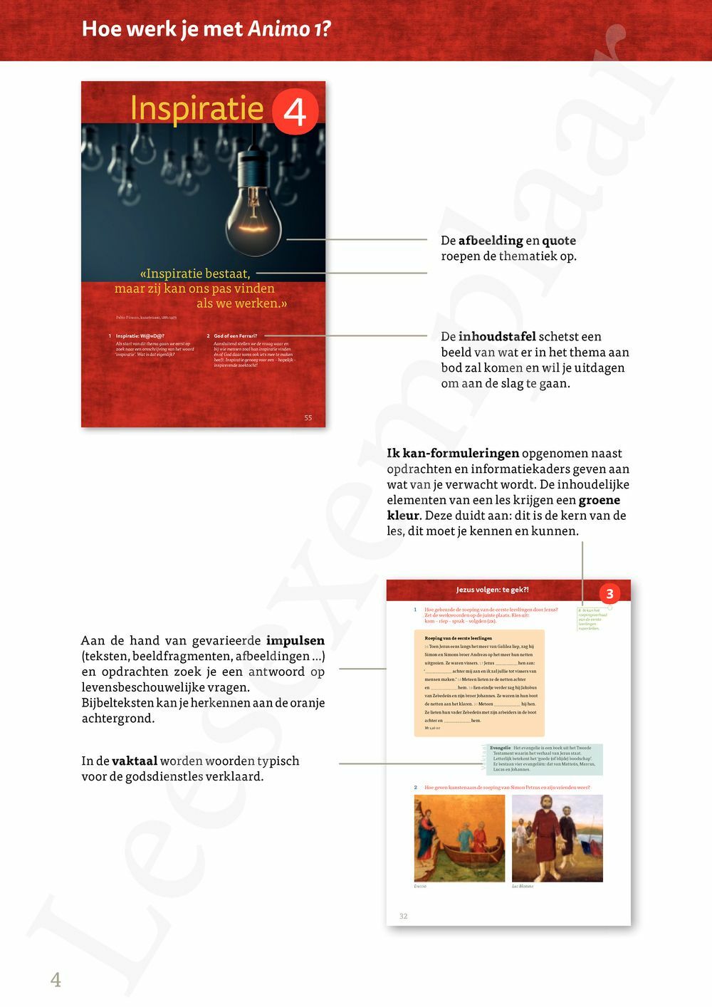 Animo 1 Leerwerkboek (incl. Pelckmans Portaal) – Godsdienst | Pelckmans