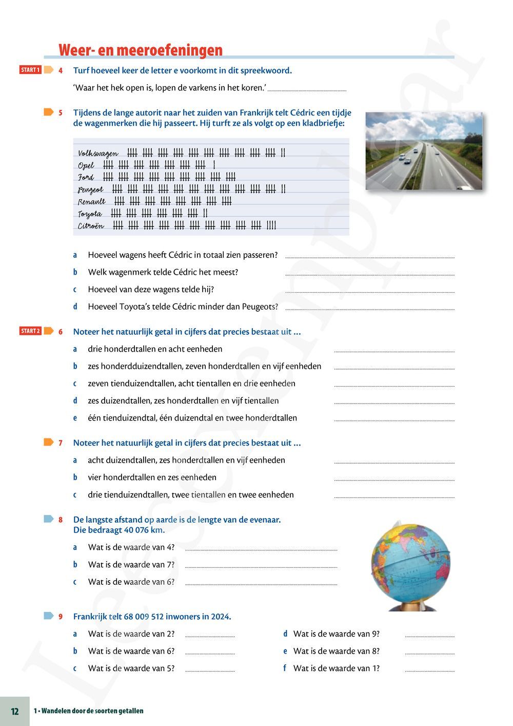 Matrix Wiskunde 1 Getallenleer Leerwerkboek (incl. Vademecum en ...