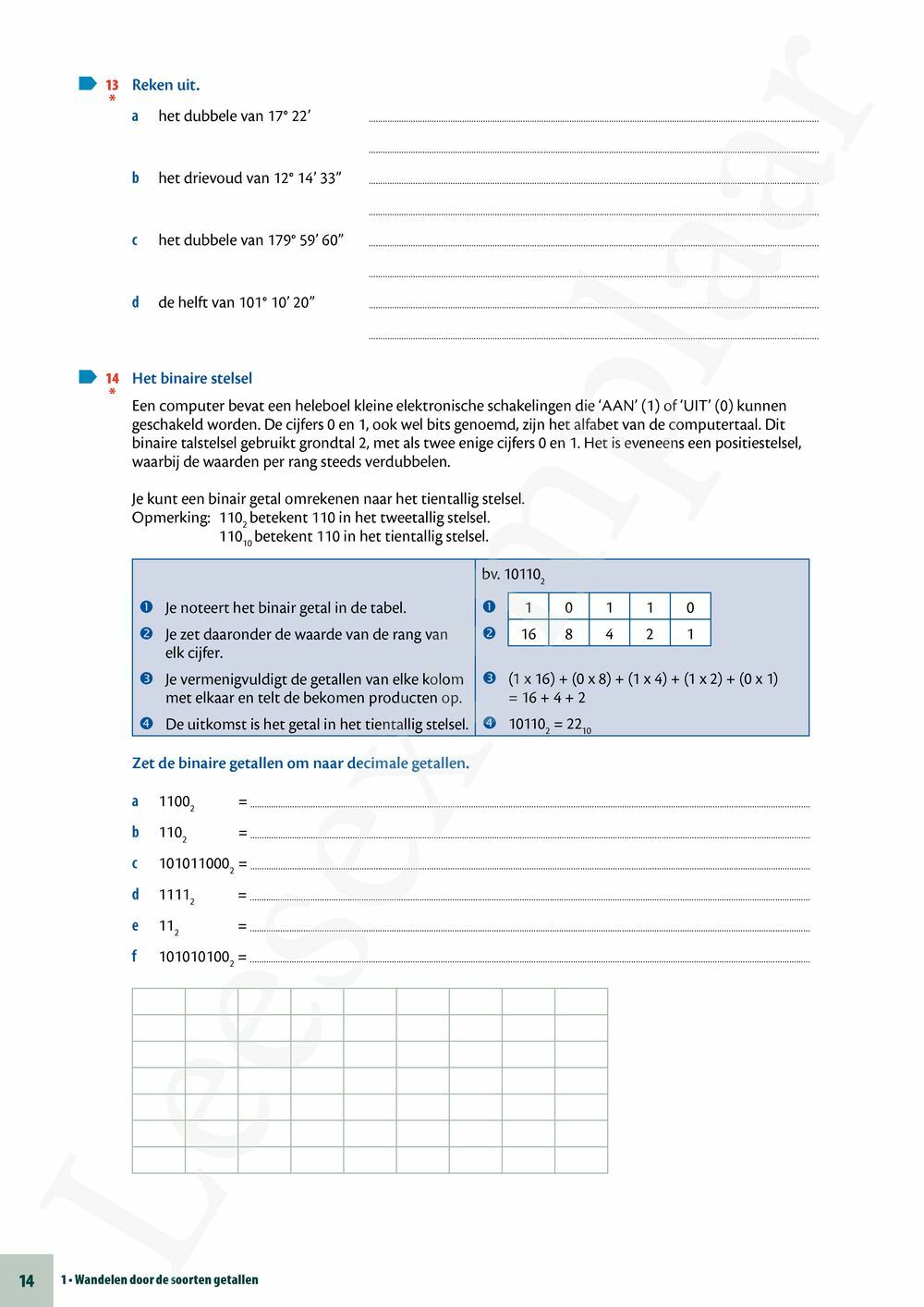 Matrix Wiskunde 1 Getallenleer Leerwerkboek (incl. Vademecum en ...