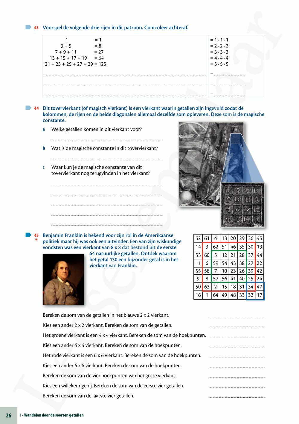 Matrix Wiskunde 1 Getallenleer Leerwerkboek (incl. Vademecum en ...