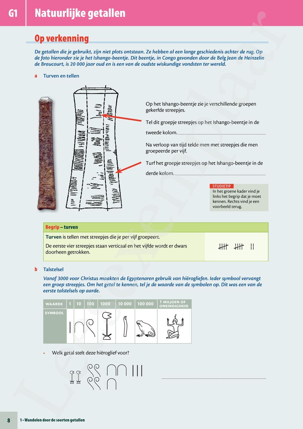 Matrix Wiskunde 1 Getallenleer Leerwerkboek (incl. Vademecum en ...