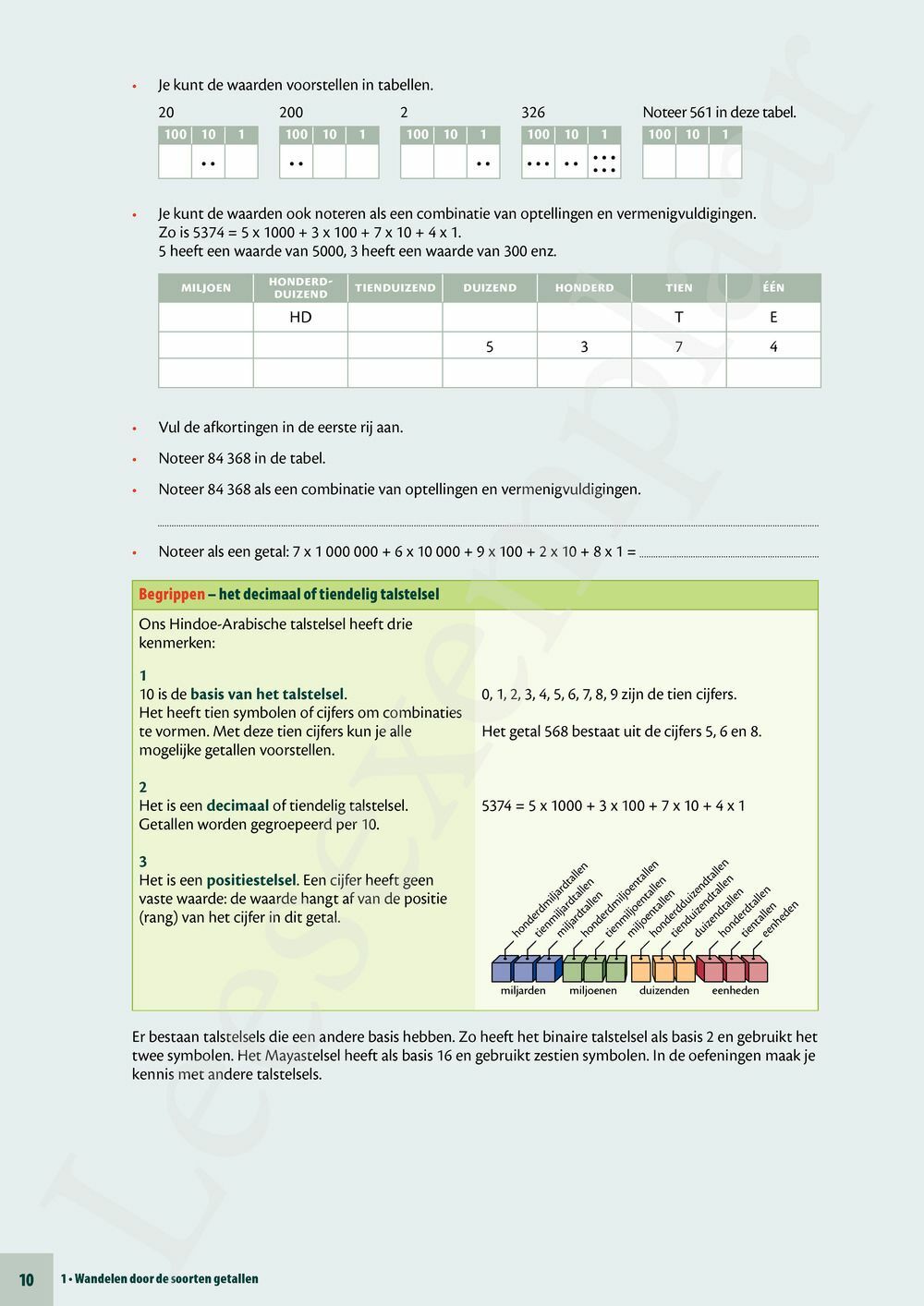 Matrix Wiskunde 1 Getallenleer Leerwerkboek (incl. Vademecum en ...