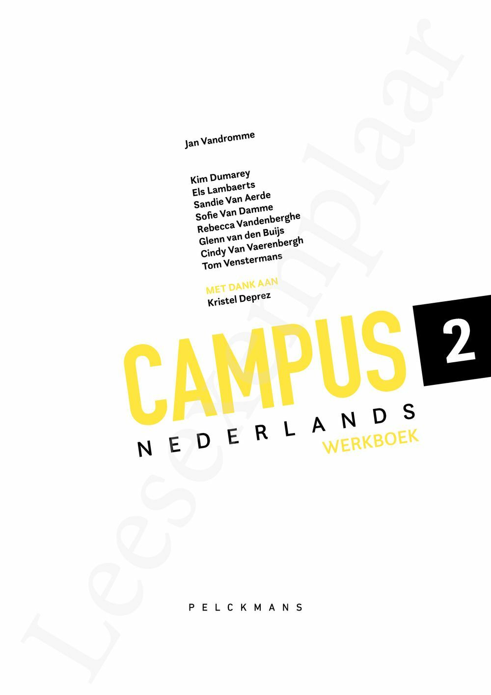 Campus Nederlands 2 Werkboek (editie 2025) (incl. Pelckmans Portaal ...