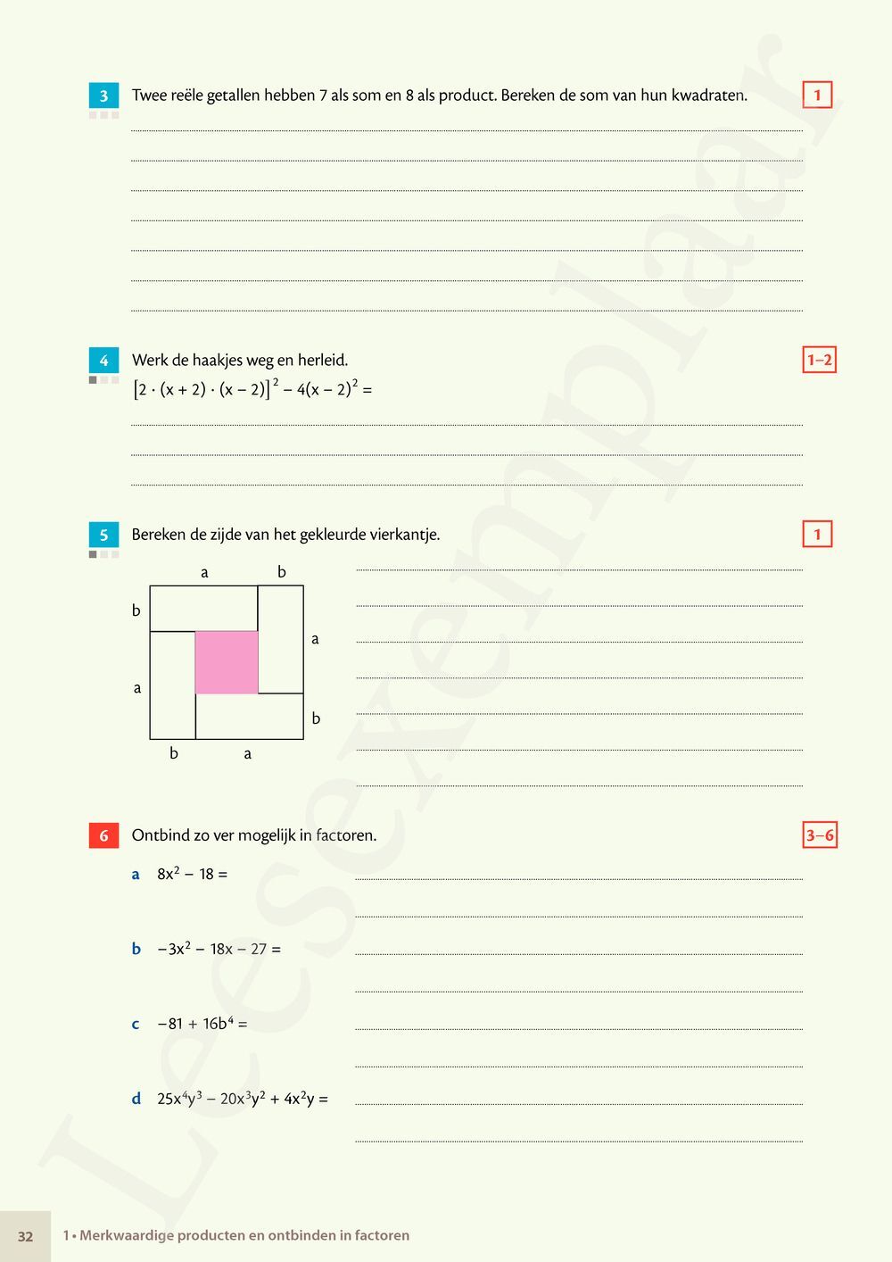 Matrix Wiskunde 4.4 Leerwerkboek A Functies – Stelsels – Telproblemen ...