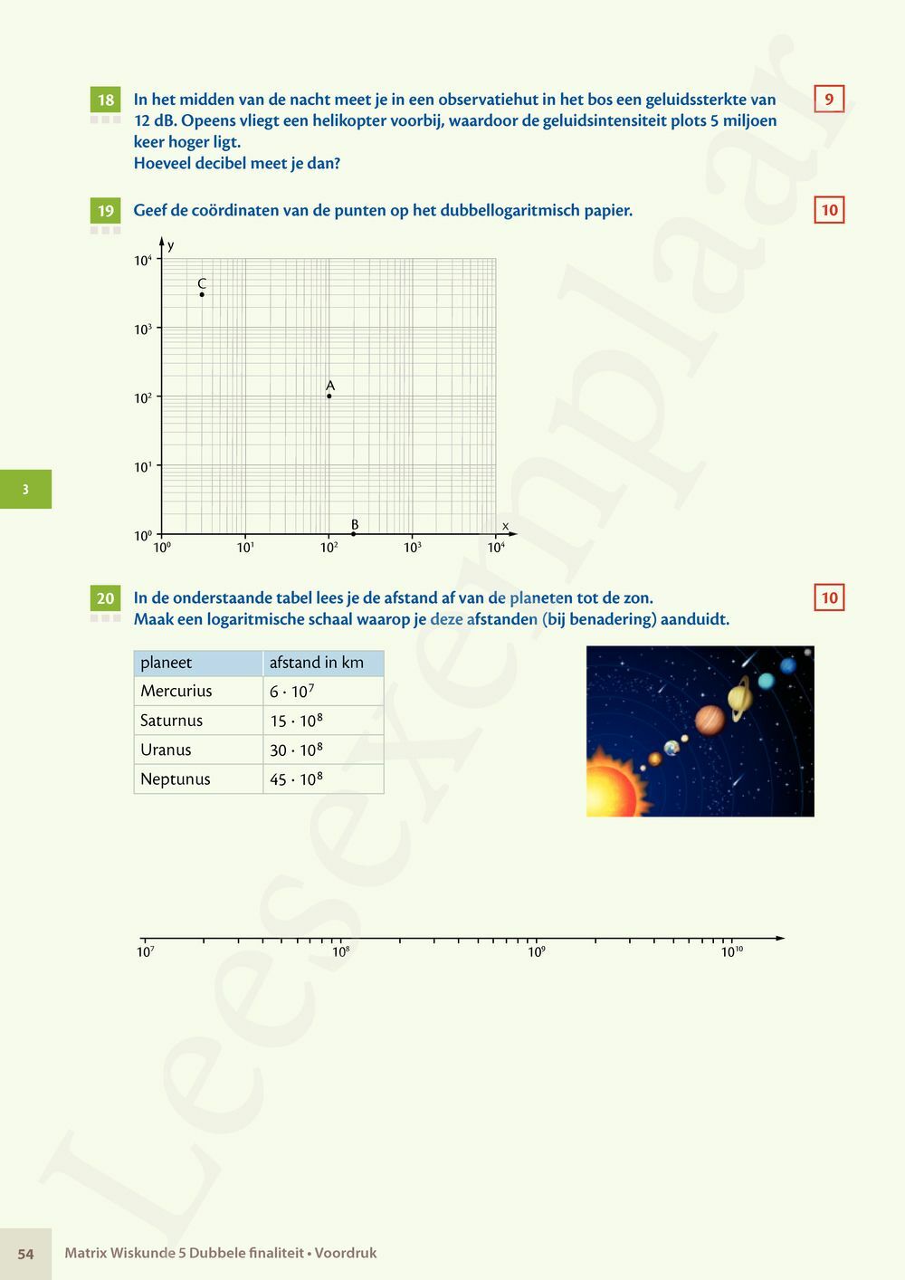 Matrix Wiskunde 5/6 Goniometrie, vectoren, ruimtemeetkunde Dubbele ...