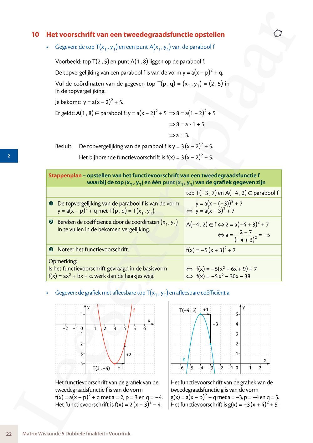 Matrix Wiskunde 5/6 Goniometrie, vectoren, ruimtemeetkunde Dubbele ...
