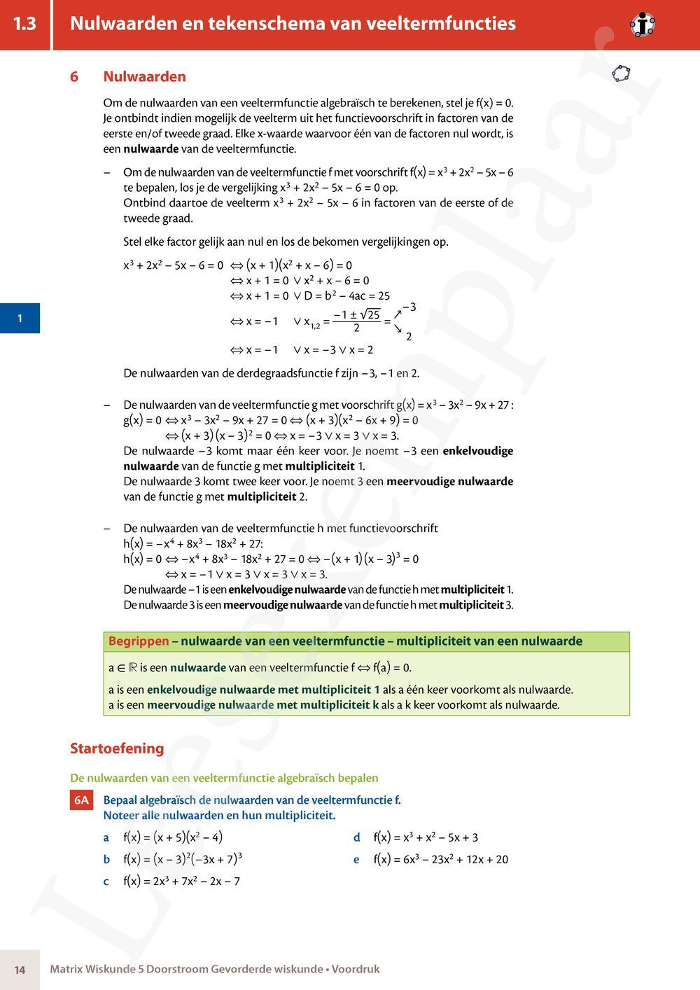 Matrix Wiskunde 5 Logica, groepentheorie, complexe getallen Doorstroom ...