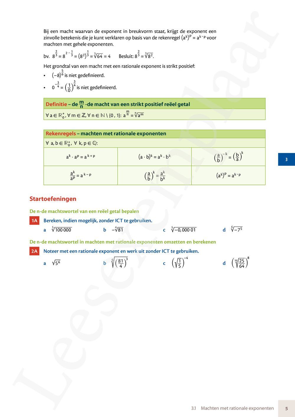 Matrix Wiskunde 5 Analyse deel 2: rijen, continuïteit, limieten ...