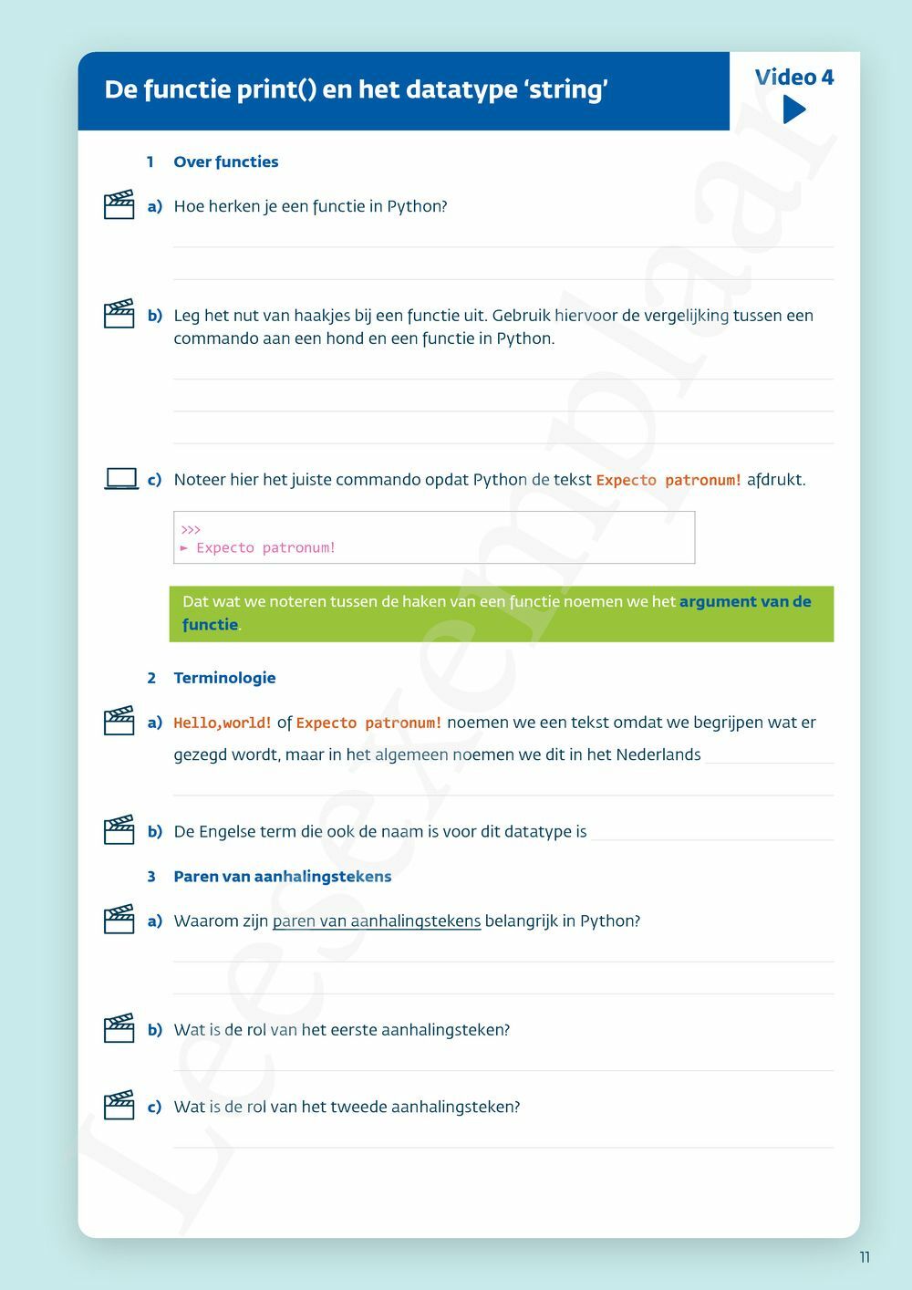 Programmeren met Python Werkboek (incl. Pelckmans Portaal ...