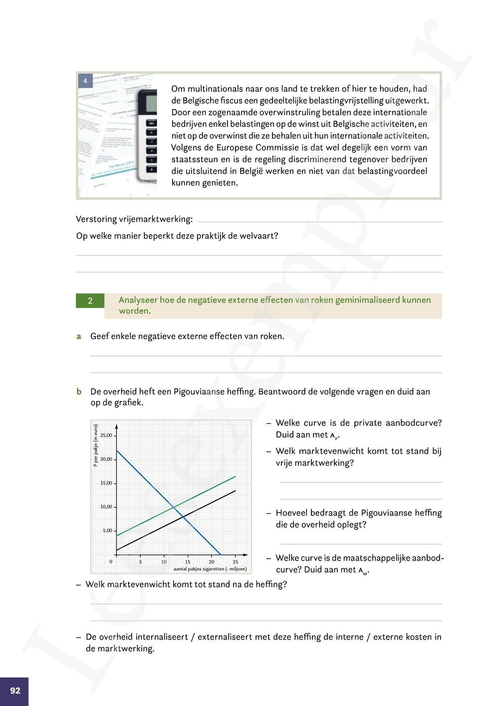 Markt 5 Economie Werkboek (incl. Pelckmans Portaal) – Economie | Pelckmans