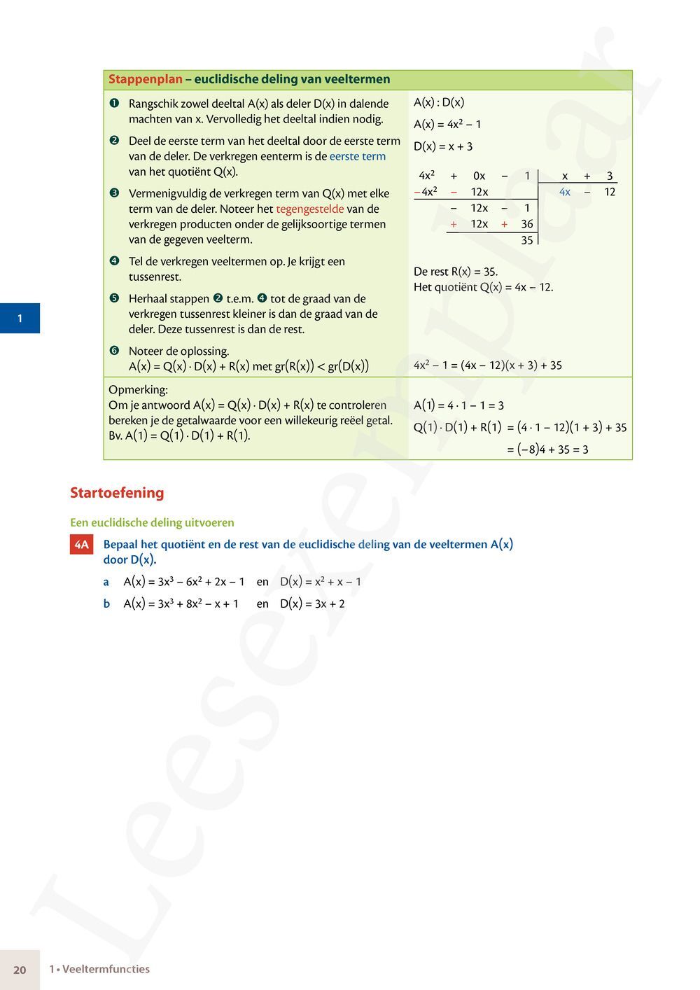 Matrix Wiskunde 5 Analyse deel 1: functieonderzoek Doorstroom ...