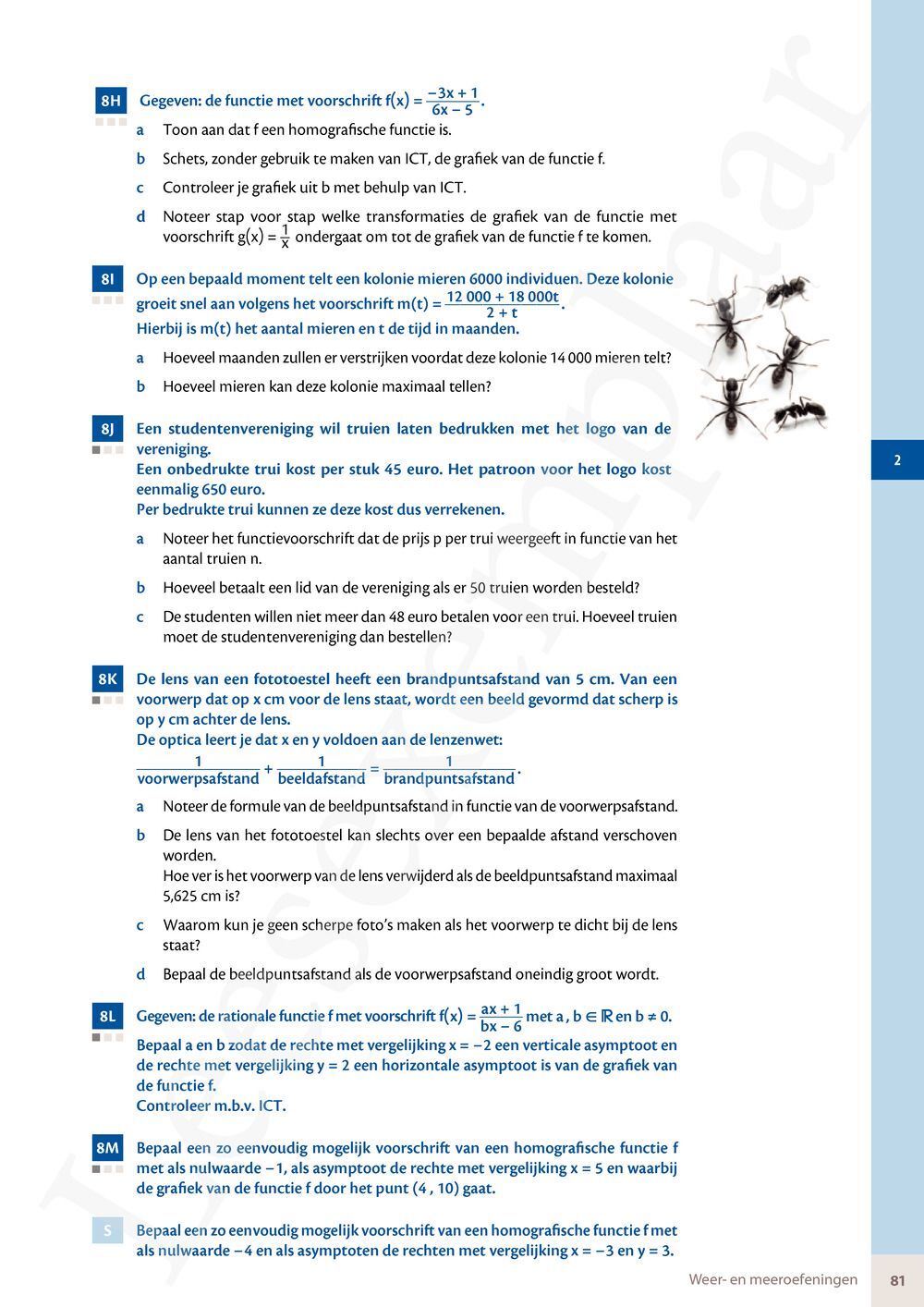 Matrix Wiskunde 5 Analyse deel 1: functieonderzoek Doorstroom ...